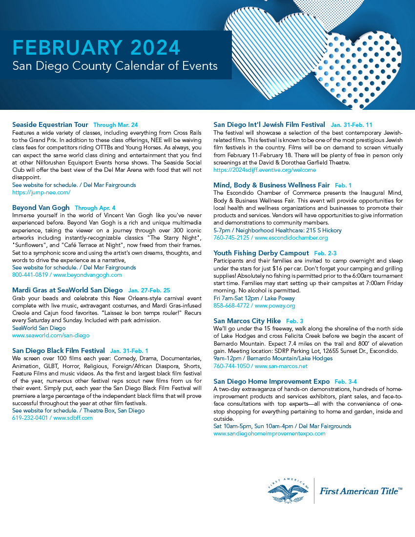 February 2024 Events – Cristina Munteanu Real Estate